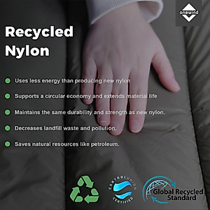 onewind Topquilt with Footbox, Hammock Overquilt Poncho Recycled Nylon Fabric Dupont Sorona Filling, Lightweight Portable Quilt Poncho Camping Sleeping Bag for Camping Backpacking and Hiking, OD Green