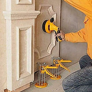 UZIAH Electric Tiles Leveler Ceramic Tile Vibrator Lithium Battery Tools for Floor Wall, Maximum Adsorption of 30Kg, Suitable for 60X60cm Ceramic Tile