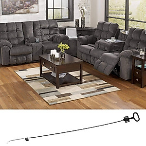 STARVAST Sofa Recliner Cables, 3 Pcs D-Ring Recliner Release Cables Couch Recliner Replacement Part Pull Handle Cable, Hook Exposed Cable Length (4.75") Total Length 36.5 Inch