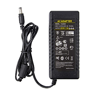 9V 5A Power Supply, COOLM 9V 5A Power Adapter 45W DC 9V5A 5000ma AC 110V-240V Transformers Interface 5.5 x2.5mm for LED Strip Lights