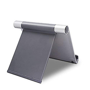 TechMatte Large iPad Stand Adjustable Foldable Aluminum Stand for iPad, iPad Pro 12.9, iPad Pro 11, iPad Air, iPad Mini, iPhone 11 Pro Max XS XR, E-Readers