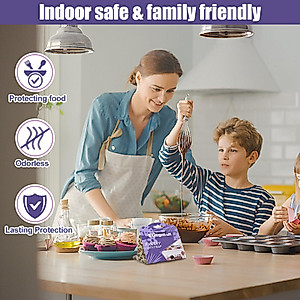 10 Pack Pantry Moth Traps, Sticky Glue Trap for Food and Cupboard, Moth Repellent for Closets, Safe for Child and Pets