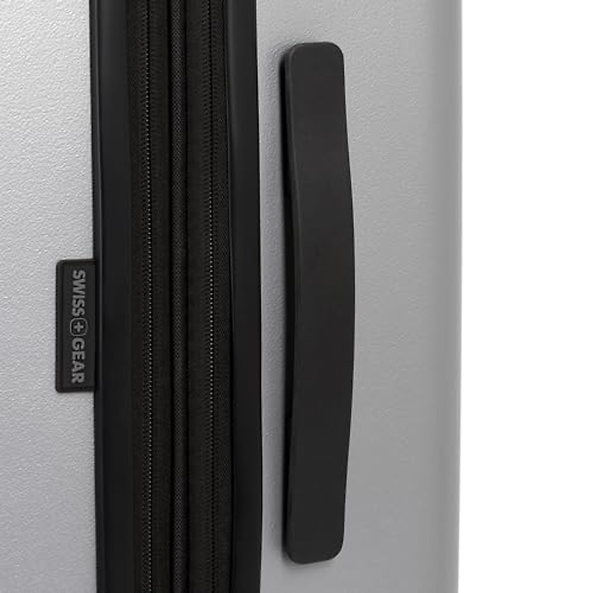 SwissGear 8020 Eclipse Hardside Expandable Luggage with Spinner Wheels, Ultimate Grey, Checked-Large 27-Inch