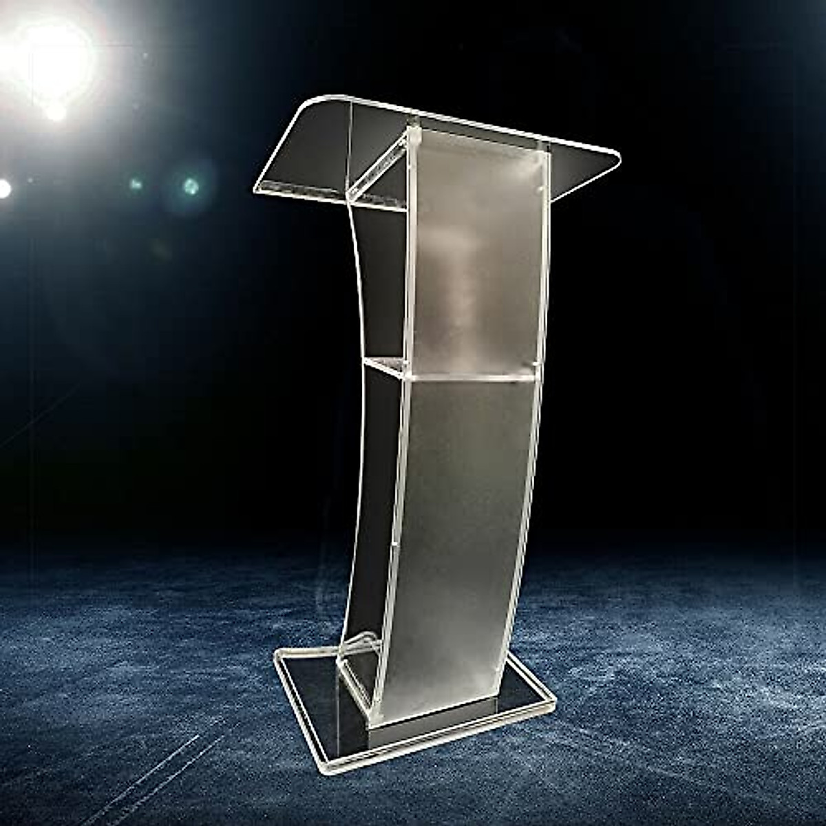 Clear Acrylic Podium & Lectern for Church, Office, Events
