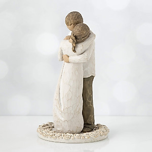 Willow Tree Promise, sculpted hand-painted cake topper