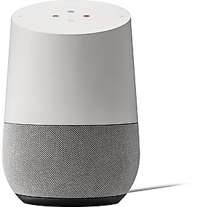 Google Nest Hello White/Slate Speaker and Metallic Base Bundle