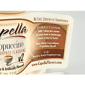 Capella Flavor Drops Cappuccino Concentrate 13ml