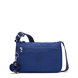 Kipling womens Women's Callie Bag, Organize Accessories, Spacious Interior, Adjustable Strap, Nyl Shoulder Bag, Ink Blue Tonal, 10.5 L x 7.5 H 4.5 D US