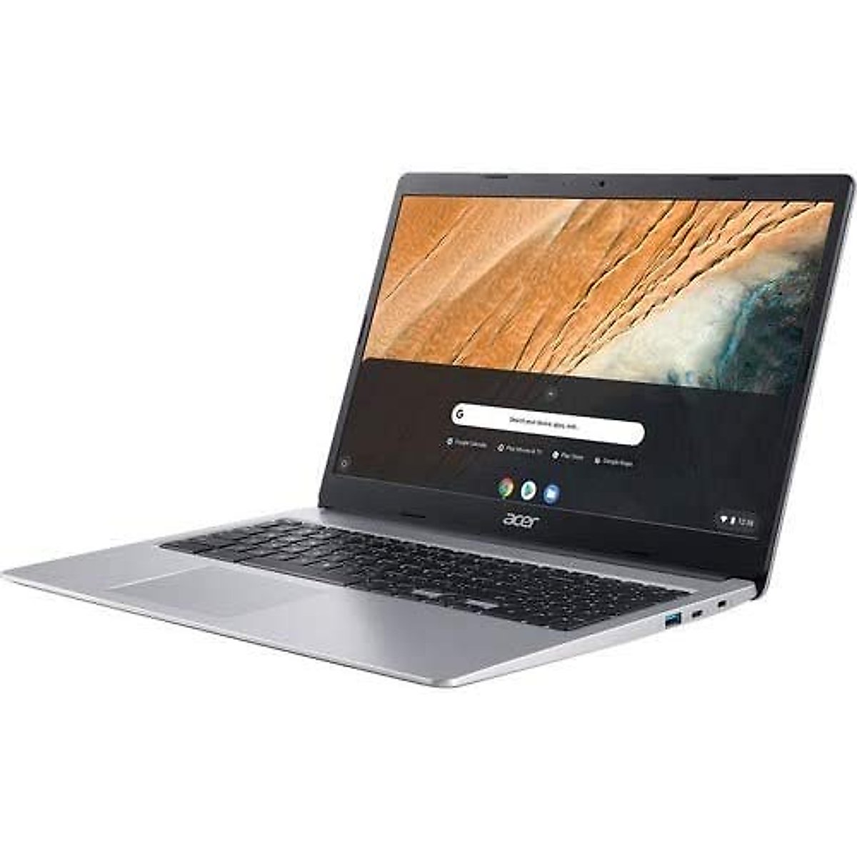 Acer 15.6inch FHD(1920x1080) IPS Touchscreen Chromebook, Intel Celeron N Dual Core Processor Up to 2.80GHz, 4GB LPDDR4 RAM, 64GB SSD, Numeric Keypad, Webcam, Chrome OS-(Renewed)