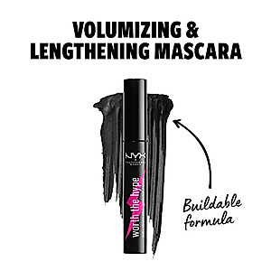 NYX PROFESSIONAL MAKEUP Worth The Hype Volumizing & Lengthening Mascara, Black