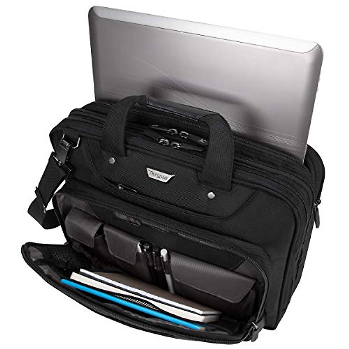 Targus Corporate Traveler Checkpoint-Friendly Traveler Laptop Case for 14-Inch Laptop, Black (CUCT02UA14S)