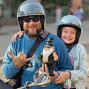 Garden Gnomes Galore Biker Gnome - Harley Gnome Compatible with Harley Davidson Gifts for Men- Garden Gnomes Outdoor Yard Gnomes - Knome Garden Giant Gnome Yard Gnome