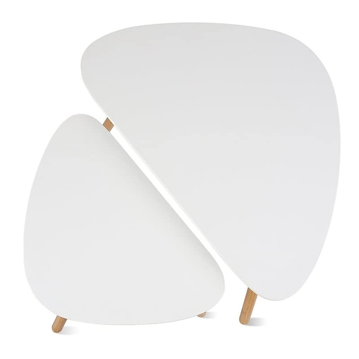 WXBDD Coffee Tables Set of 2 Living Room End Table Sofa Triangle Decor Side Tea Table Furniture for Home Office