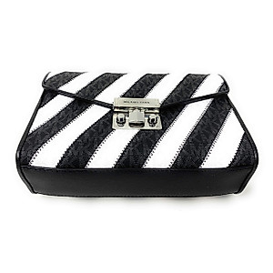 Michael Kors ROSE MEDIUM LEATHER SHOULDER CROSSBODY BAG (Black Multi)