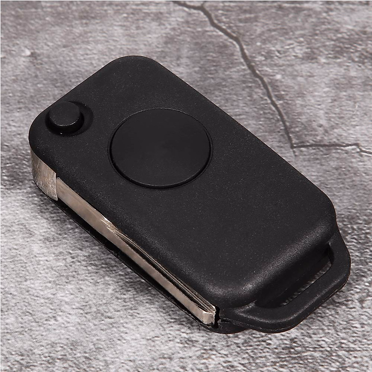 Key Fob Case,Car Flip Key Fob Case 1 Button ABS Cover Fits for M B 1984-2004