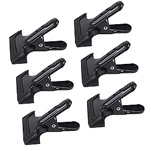 KAGYOKU Backdrop Spring Clamps - 6 Pack of 4 Heavy Duty Clips for Photography Background Stands, Woodworking & Home Improvement Projects