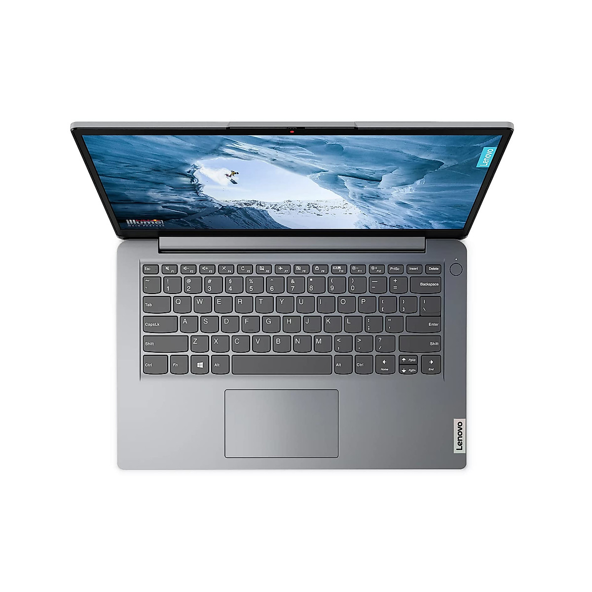 LENOVO 2022 Ideapad 1i 14.0" HD Laptop, Intel Pentium Silver N5030 Processor, 4GB RAM, 128GB eMMC TLC SSD, Intel HD Graphics, HD Webcam, 1-Year Office 365 Gray, Windows 11 S, 128GB SnowBell USB Card