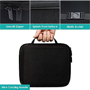Case for Oculus Quest 2, Hard Carrying Case for Quest/Quest 2/ Oculus Go EVA Protective Bag for VR Gaming Headset and Controllers Accessories, Oculus Quest Travel Case for Home Storage or Travel,Black