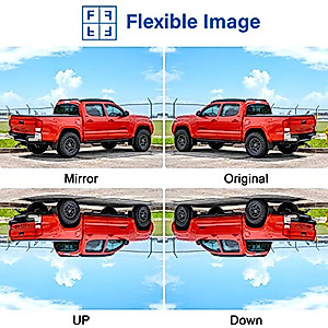 LeeKooLuu Wireless Backup Camera 5 Inch Rear View Monitor Kit HD 1080P Bluetooth Reverse Cameras for Truck Car Van Camper Two Channels Waterproof Night Vision DIY Parking Guide Lines LK2