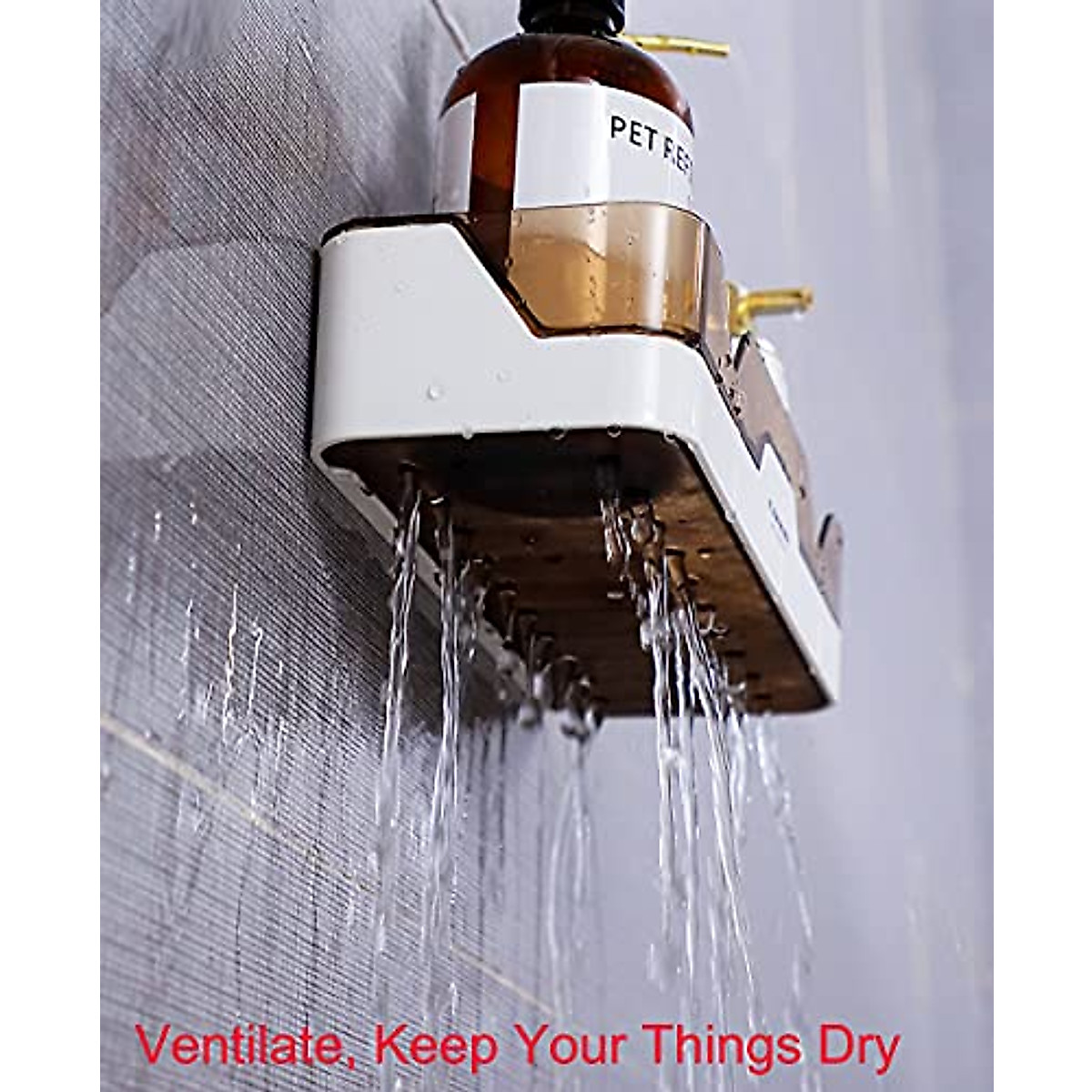 EigPluy Shower Caddy,Adhesive Shower Shelves,Wall Mount Shower Storage Organizer Rack,No Drilling Shower Shelf for Inside Shower(2 Pack)