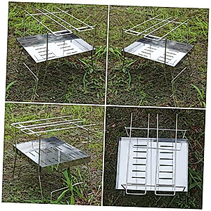 MUSISALY 1 Set Picnic Grill Portable Barbecue Stove Bbq Charcoal Grill Outdoor Stove Burner Portable Stove Burner Portable Grill Stand Outdoor Grills Barbecue Tool Barbecue Grill Bbq Grill