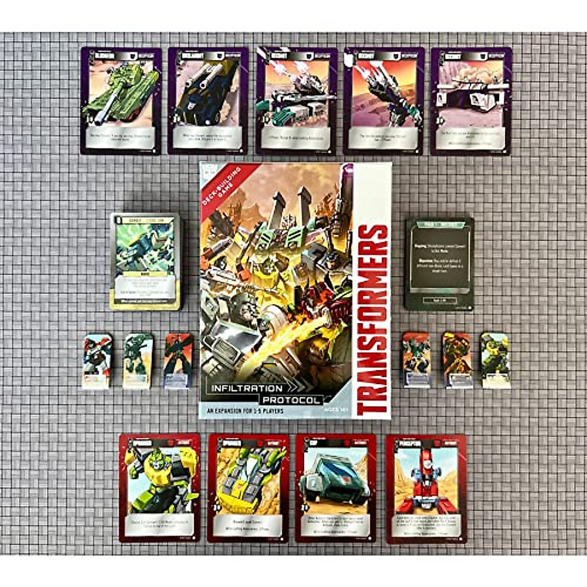 Renegade Games Studio Transformers Deck-Building Game: Infiltration Protocol Expansion - Ages 14+, 1-5 Players