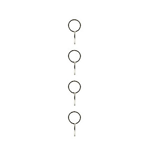 Three by Three Seattle Cliffhanger Coat Hook, Chrome (24509)