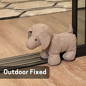 SWISSELITE Cute Decorative Weighted Door Stopper for Home and Office Compact Animals Décor Door Stopper with Soft Fabric