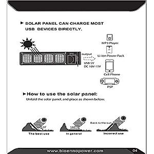 Bioenno Power BSP-28 28 Watt Foldable Solar Panel