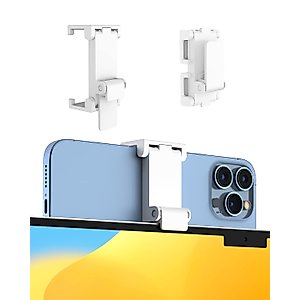 Fumuxry Continuity Camera Mount for MacBook Air, Pro Compatible with iPhone XR/XS/ 11/12/ 13/14 Series, iPhone Camera Mount for iOS 16 & macOS Ventura