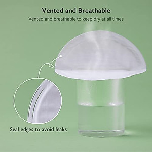 Momcozy Bamboo Fiber Disposable Nursing Pads, 100% Natural Materials and 100% Biodegradable, Skin Contacts Only Most Natural Materials, for Sensitive Skin, Individually Packaged（80 Count）