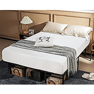 8 inch Queen Size Mattress with Cover, Cooling Gel Memory Foam Queen Mattress for a Cool Sleep & Pressure Relief, Medium Firm Mattress Pad Queen Mattresses, Bed in a Box, CertiPUR-US Certified