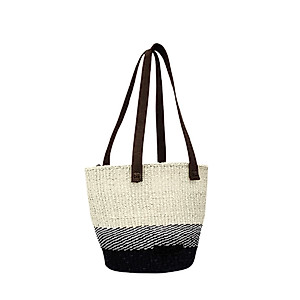 Airi Women's Miru Handwoven Natural Sisal Shoulder Bag Handmade In Kenya