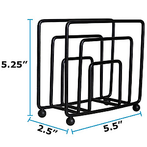 Blue Donuts Black Square Farmhouse Napkin Holder - Modern Classic Napkin Holders for Tables, Dining Table Napkin Holders for Kitchen, Kitchen Organization, Black