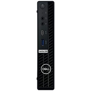 Dell OptiPlex 7090 MFF Micro Form Factor Desktop Computer - 10th Gen Intel Core i7-10700T up to 4.50 GHz CPU, 64GB RAM, 2TB PCIe SSD, Intel UHD Graphics 630, Wi-Fi 6, Bluetooth 5.1, Windows 11 Pro