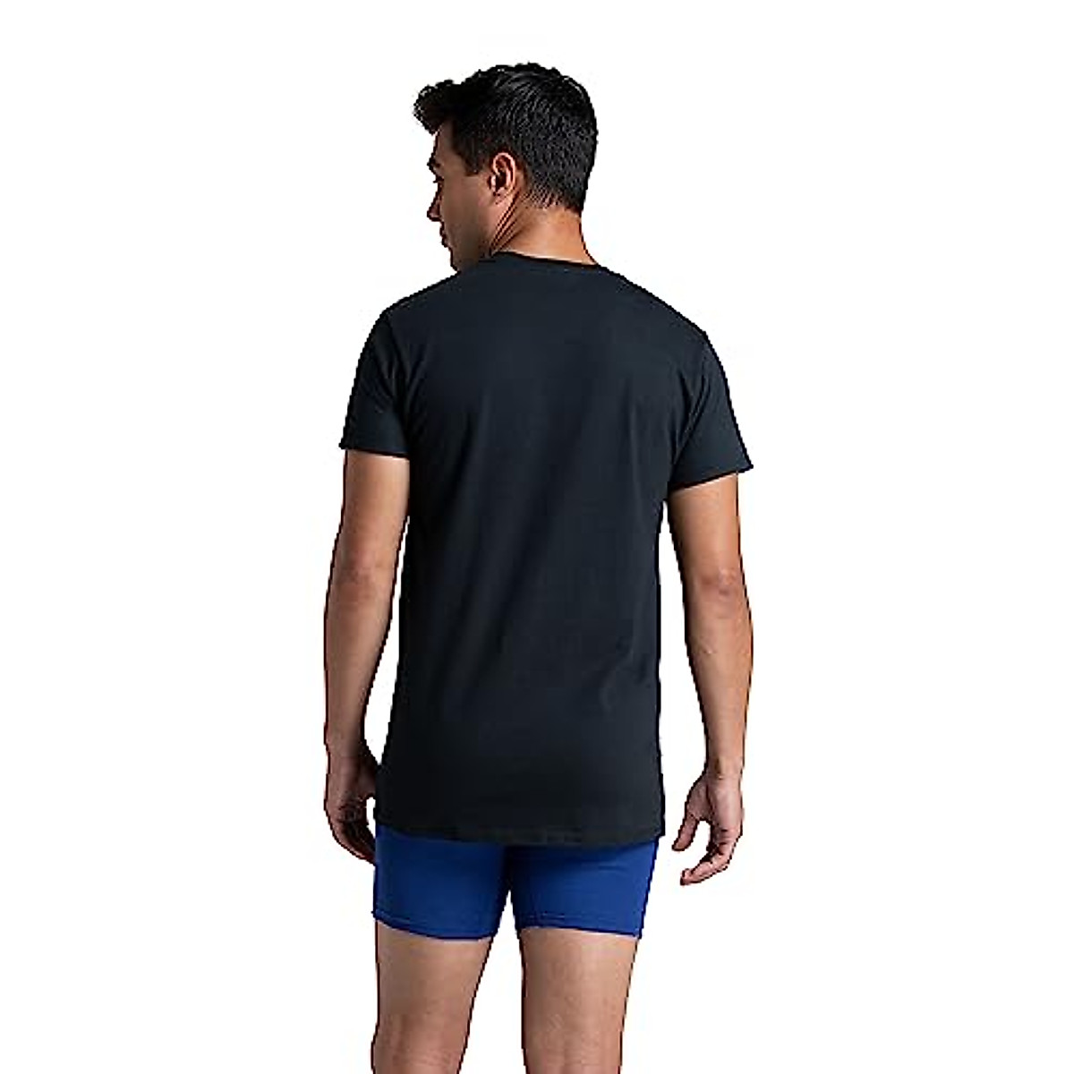 Fruit of the Loom mens Stay Tucked Crew T-shirt Underwear, Classic Fit - Assorted Colors, XX-Large US, (Pack of 6)