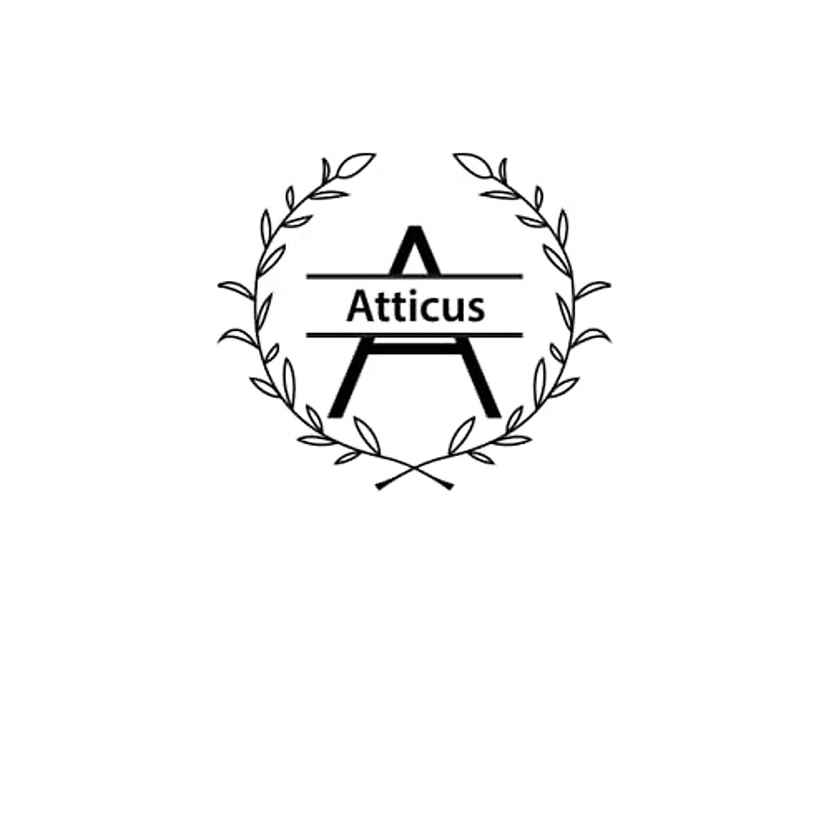 Atticus: Personalized Notebook Gift for Atticus.Atticus's Birthday Present. Personalized Name Monogram Vintage Journal For Atticus | 100 of 6x9 Pages.