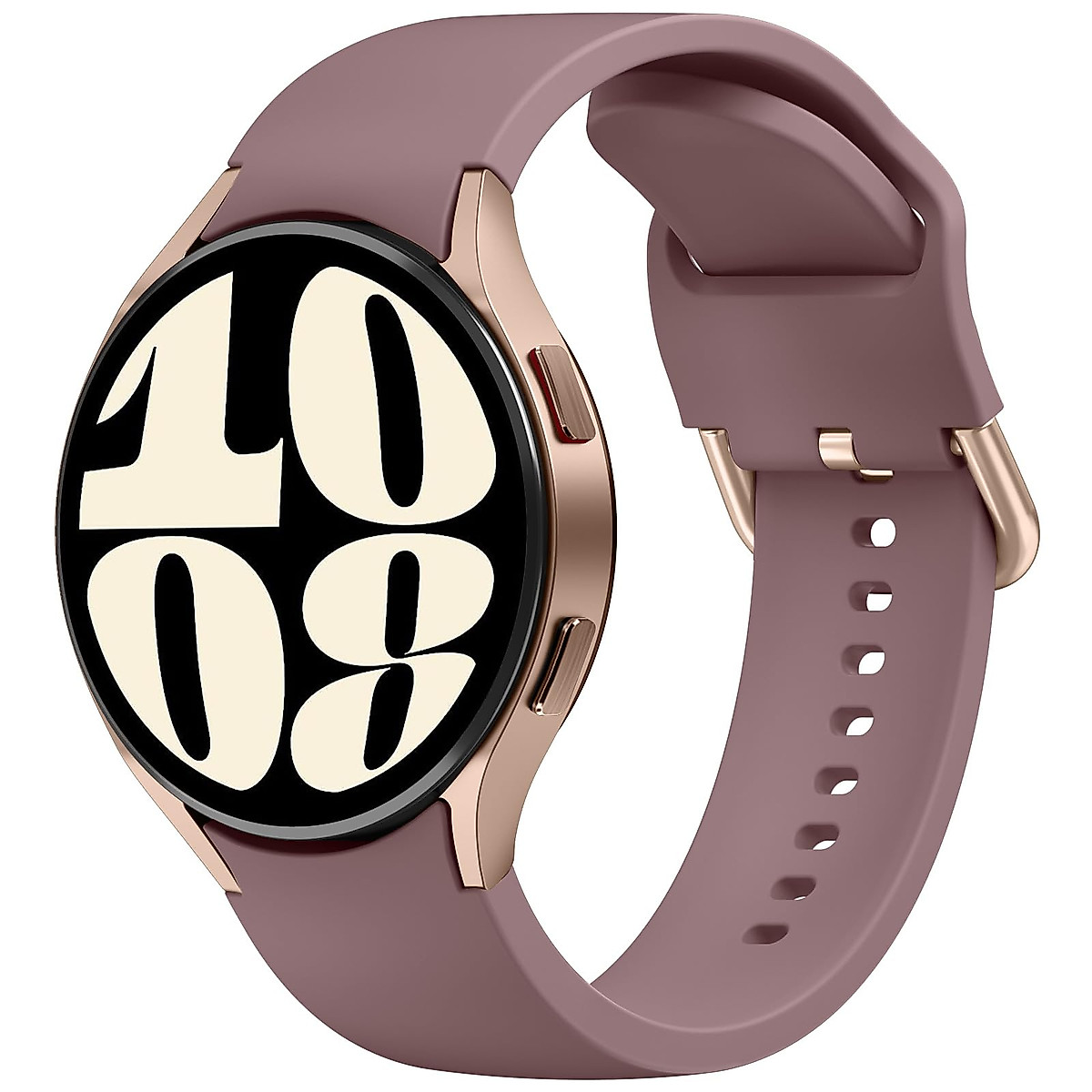 Meliya Silicone Bands for Samsung Galaxy Watch 4 / 5 Band 40mm 44mm, Galaxy Watch 4 Classic Band 42mm 46mm, Galaxy Watch 5 Pro Band 45mm, 20mm Soft Silicone Sport Strap for Samsung Galaxy Watch 4 / 5