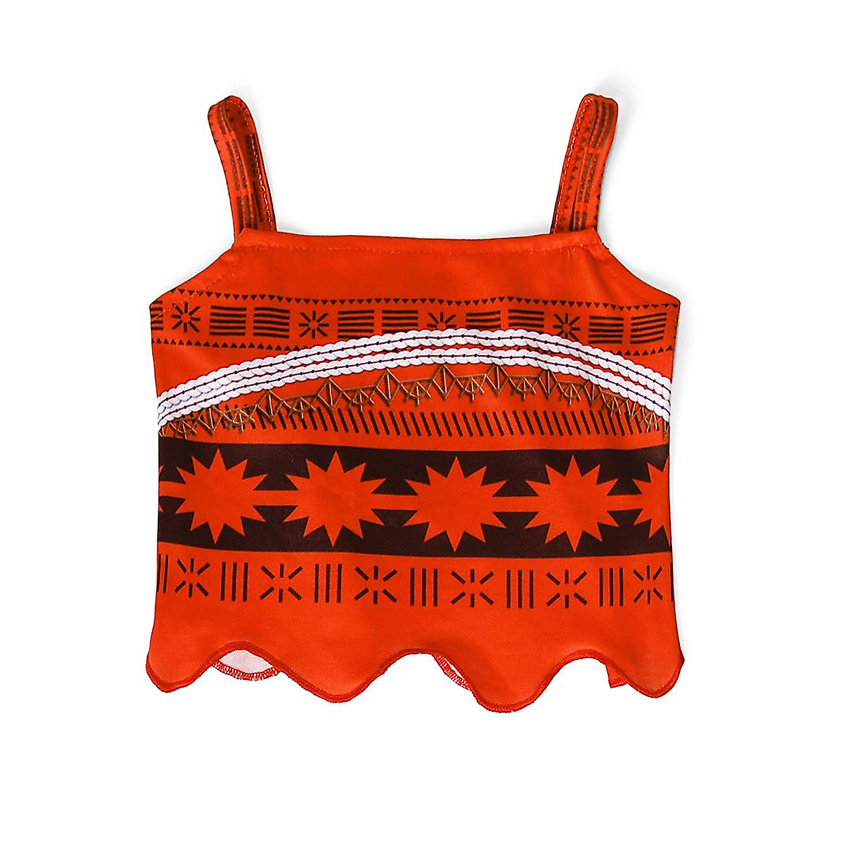 COTRIO Princess Clothes 5t Girls Princess Costume 5/6 Birthday Party Outfit Halloween Princess Dresses Kids Princess 2 Piece Crop Top Skirt Set with Accessories Size 6 (Red)