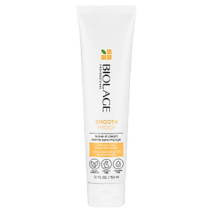 Biolage Smooth Proof Leave-In Cream | Controls Frizz, & Detangles for Smoother, More Manageable Hair | Paraben-Free | For Frizzy Hair | 5.1 Fl Oz