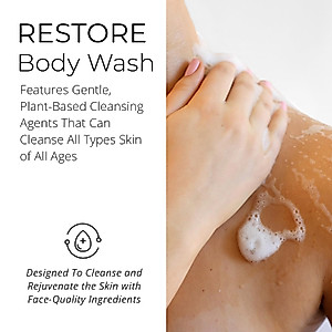 Doctor Rogers Hydrating Body Wash. Moisturizing Bath & Shower Cleanser to Repair Skin Barrier, Paraben & Sulfate-Free, 8 Ounce (236 ml)