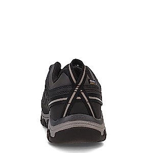 KEEN Men's Targhee EXP Waterproof Hiking Shoes, Black/Steel Grey, 13
