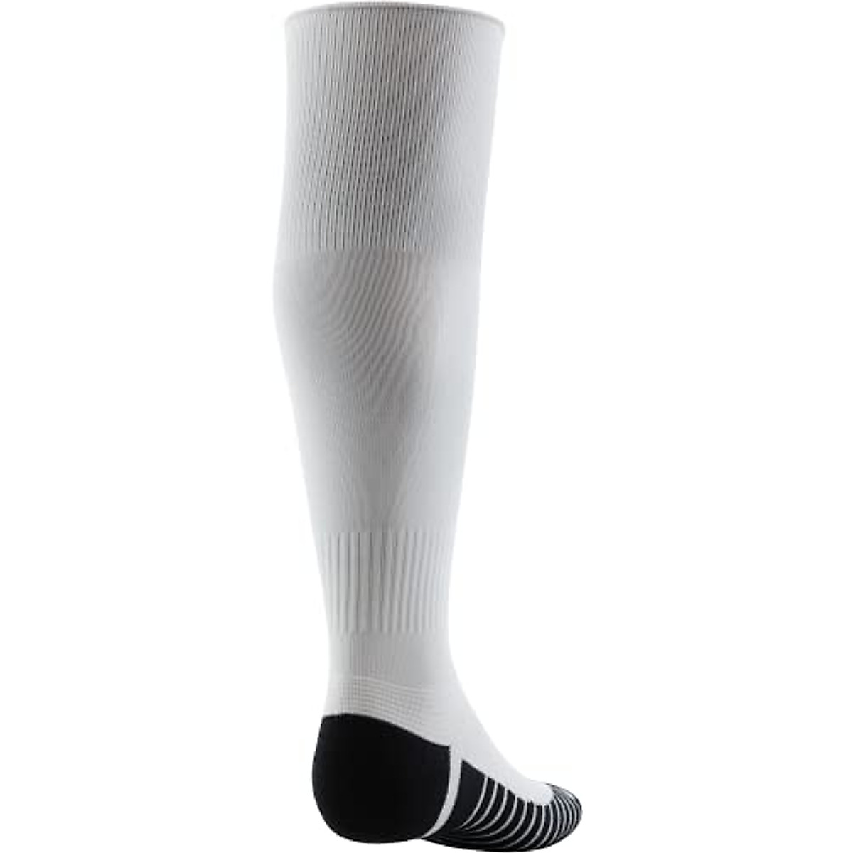 Under Armour Adult Soccer Over-The-Calf Socks, 1-Pair , White/Black/Black , Medium