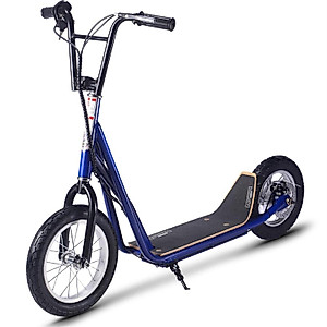MotoTec Groove 36v 350w Big Wheel Lithium Electric Scooter Blue (Groove-350)