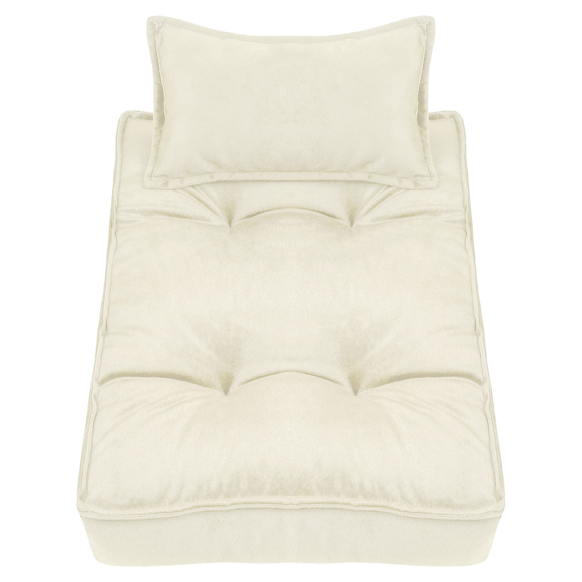 Baby Photoshoot Props Mini Mattress Newborn Photography Props Baby Bedding Cushion Baby Posing Pillow Infant Mattress Prop Photography (B-Brown)