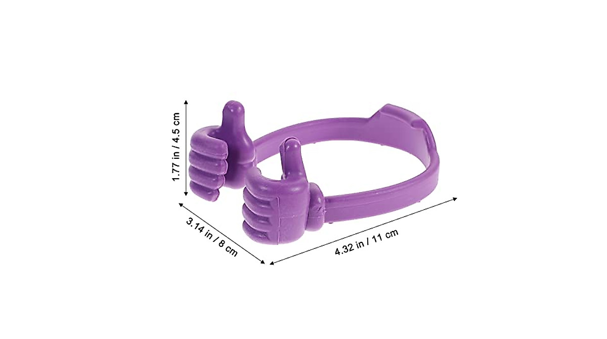 6Pcs Thumbs Up Portable Phone Holder - Fun & Functional
