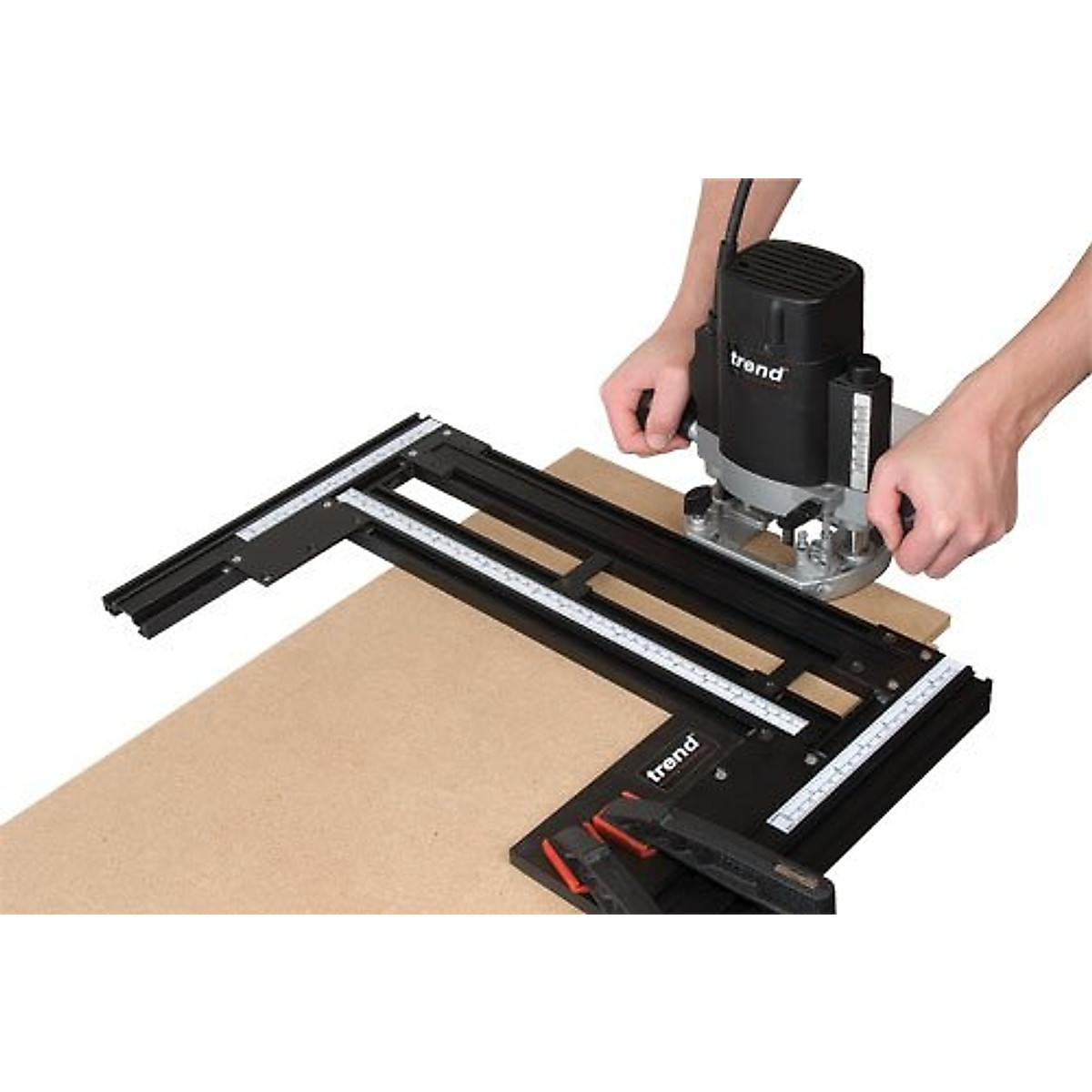 Trend Enterprises Trend Varijig Tenon and Grooving Jig for Precise Routing of Grooves and Tenons, VJS/TG/JIG