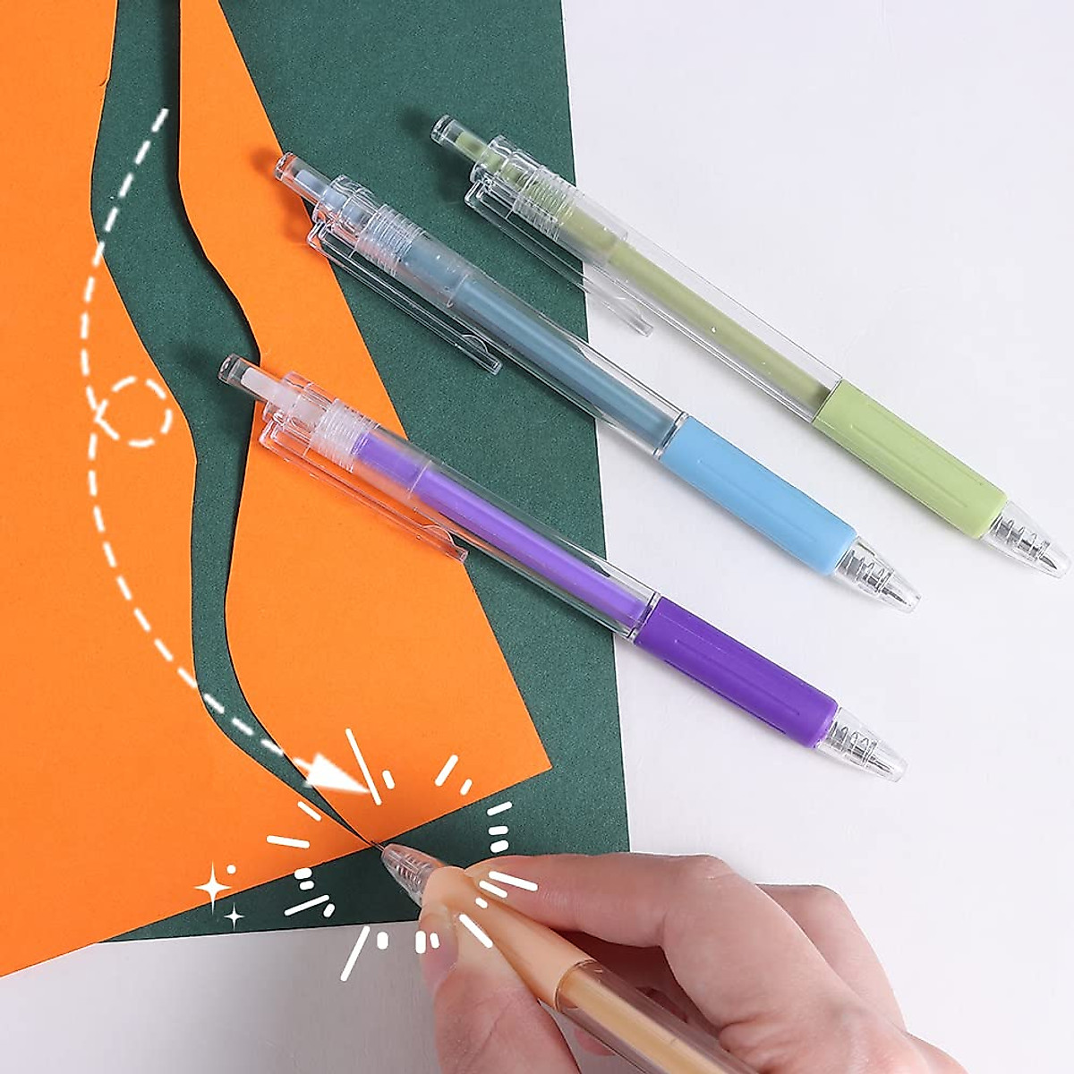 Craft Cutting Paper Pen Cutter Tool, Utility Precision Paper Cutting Carving Tools, DIY Drawing Scrapbooking Perfectly Accessories (12Pcs)