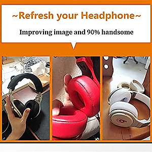 Pro Replacement Earpads Memoery Foam Ear Cushion Covers Compatible with Monster Beats by Dr.Dre PRO/Detox Headphones (Black)