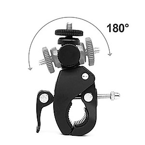 SUPON Camera Super Clamp with 1/4"- 20 Threaded Head Compatible for LCD Monitor,DSLR Cameras,DV,Flash Light,Studio Backdrop,Bike, Microphone Stands, Music Stands,Tripod, Motorcycle,Rod Bar